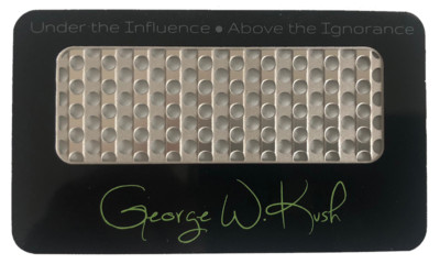 2PK Herb & Tobacco Credit Card Grinder Grater by GEORGE W. KUSH | eBay