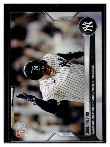 2022 Topps Now #329 Jose Trevino Base Card | eBay