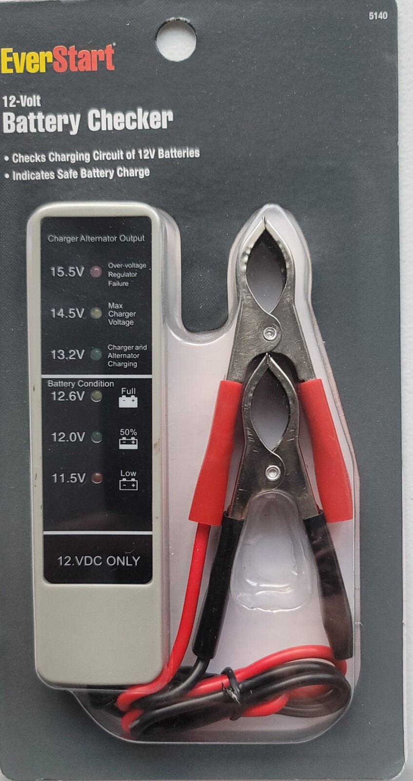 EverStart Plus 12-Volt Battery Checker with Indicator Model 5140 for ...