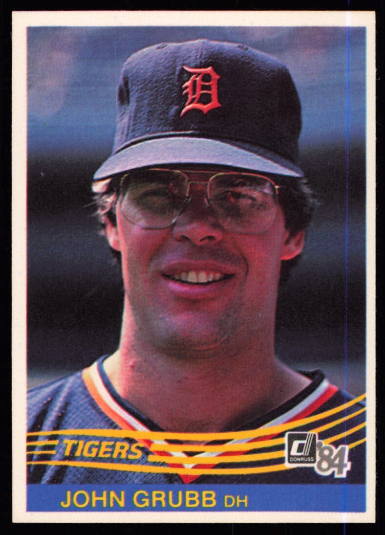 1984 Donruss John Grubb Detroit Tigers #90 | eBay