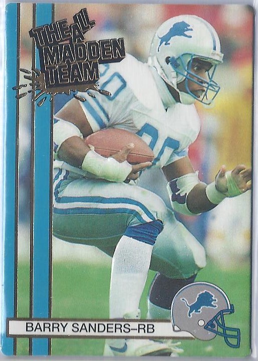 1990 Action Packed The All-Madden Team - Barry Sanders #47 for sale ...