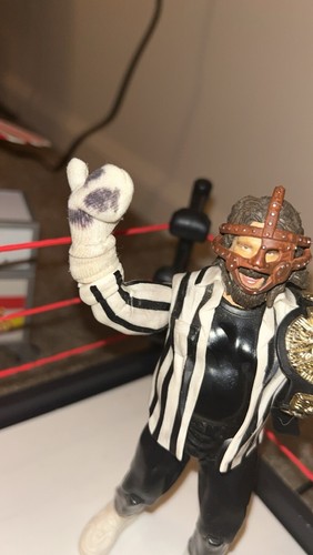 Rare 1999 Jakks Pacific Titan Tron Live WWF WWE Mankind Mick Foley ...