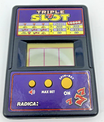 Vintage 1998 Radica: Triple 7 Slot Electronic Handheld Game *TESTED | eBay