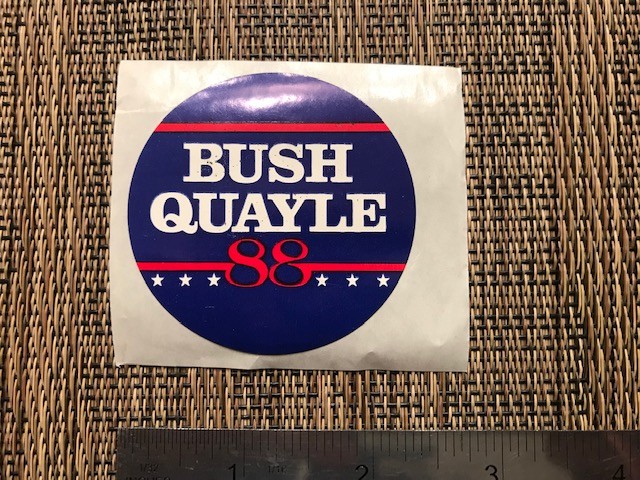 Lot of 5 Original George H.W. Bush President Dan Quayle VP Campaign ...
