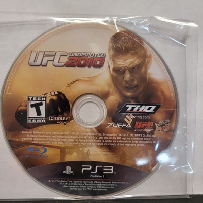UFC Undisputed 2010 (Sony PlayStation 3, PS3) DISC ONLY Tested/Sealed ...