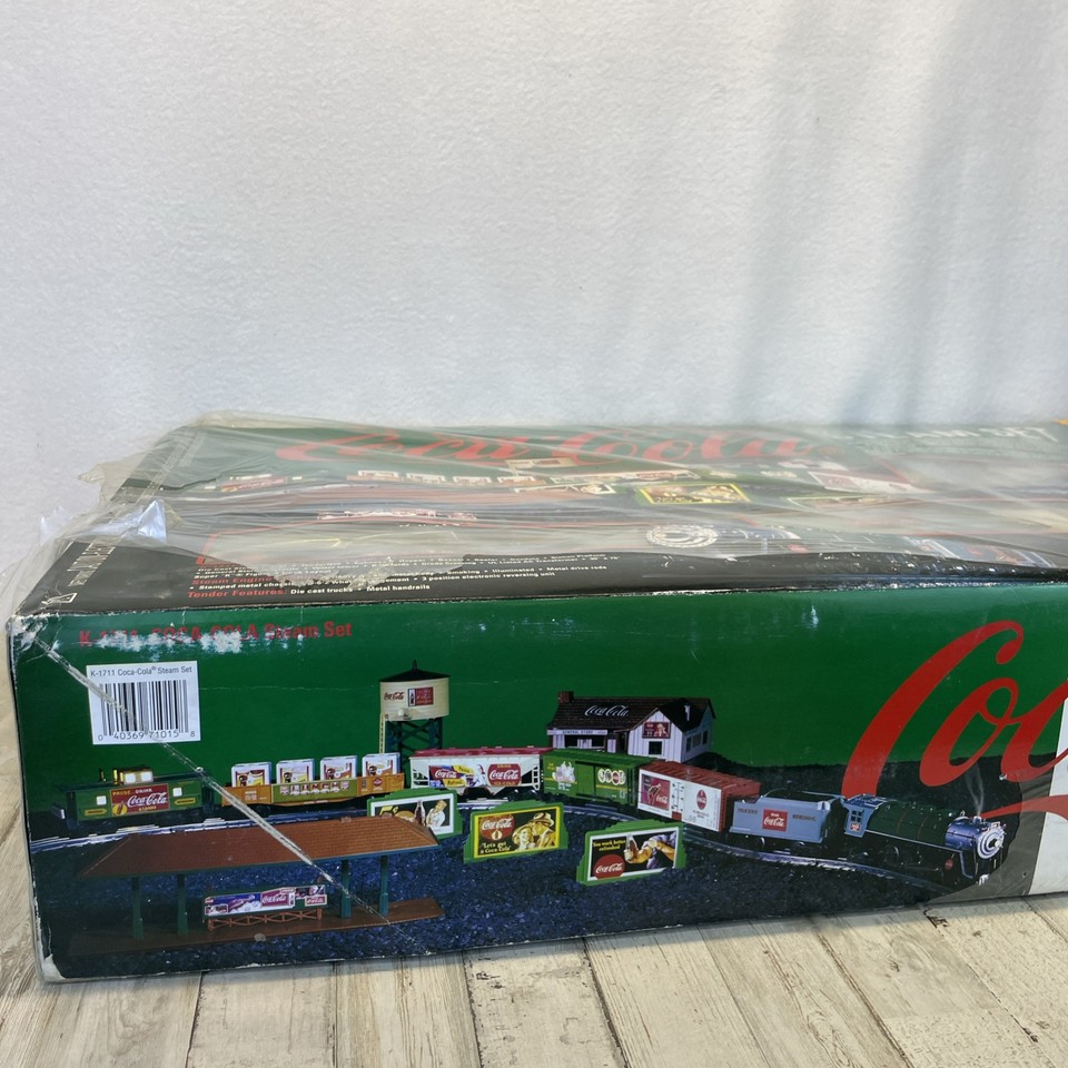 K Line Coke Classic Cola Cola Steam Train Set K-1711 New Sealed Box ...