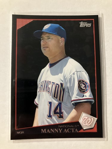 2009 Topps Wal-Mart Black Manny Acta #318 | eBay