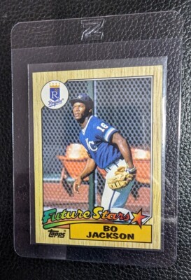 1987 TOPPS #170 BO JACKSON ROOKIE CARD RC RAIDERS KANSAS CITY ROYALS | eBay