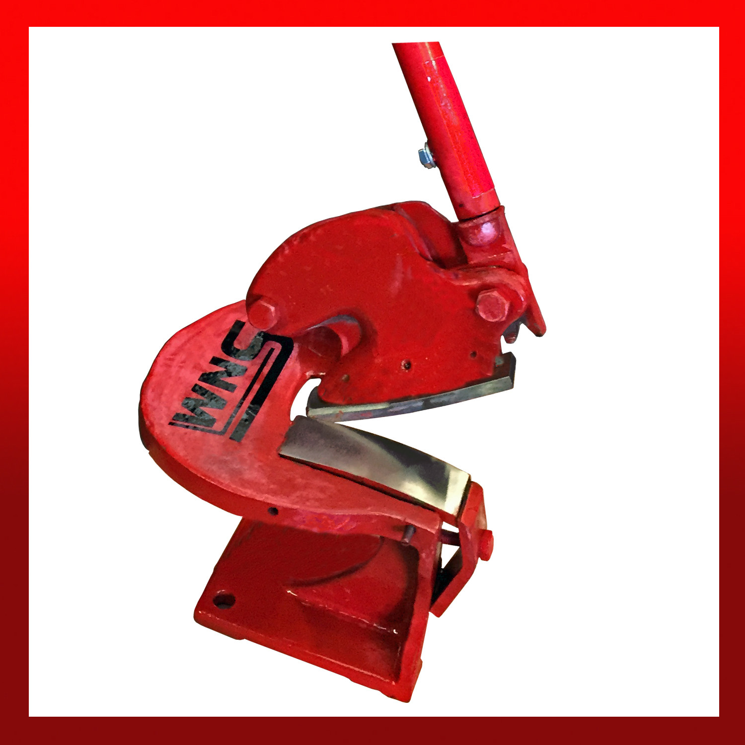 WNS Sheet Metal Throatless Shear Curved Blade Cropper Cutter Guillotine ...