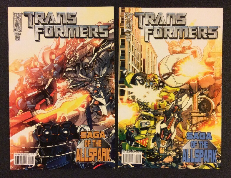 TRANSFORMERS SAGA OF THE ALLSPARK #1 - 4 Comic Books FULL SERIES UK ...