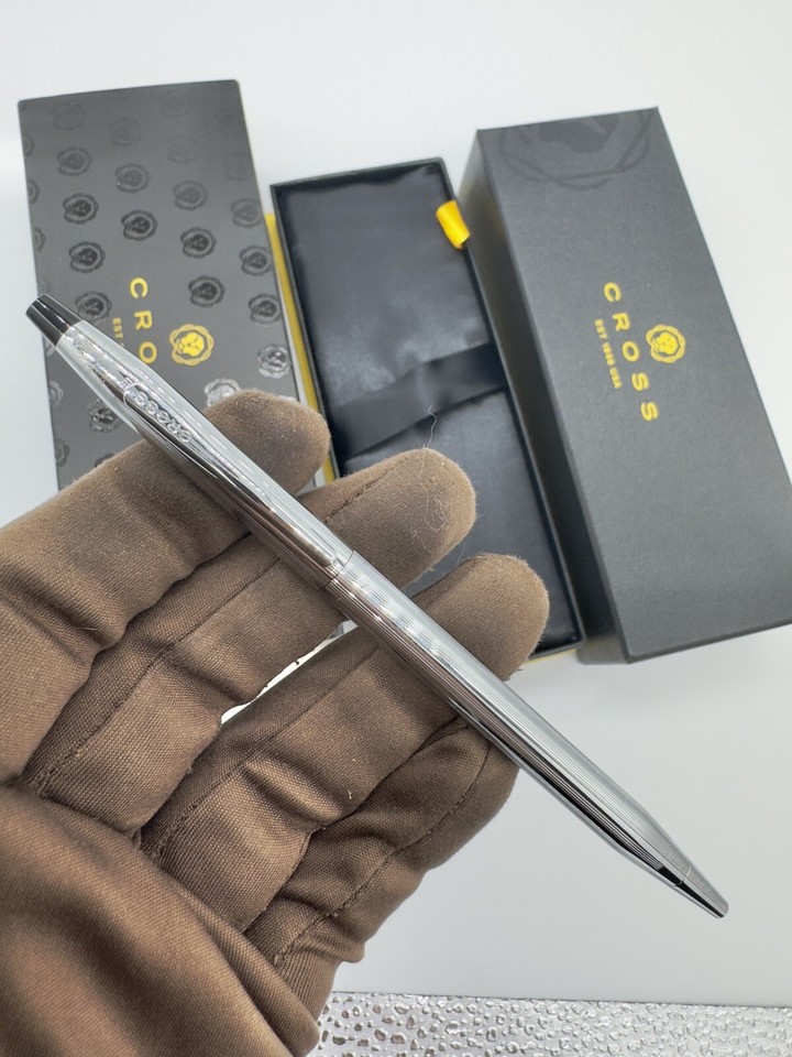 Cross Classic Century Lustrous Chrome Ballpoint Pen, Model Number: 3502 ...