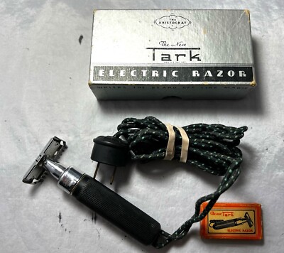 Vintage Sa1930's TARK Aristocrat Electric Razor with original box | eBay