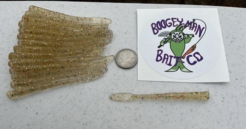 Boogey Man Bait Co. Champagne Sparkle 4” Steelhead Trout Worm 18 Pack ...