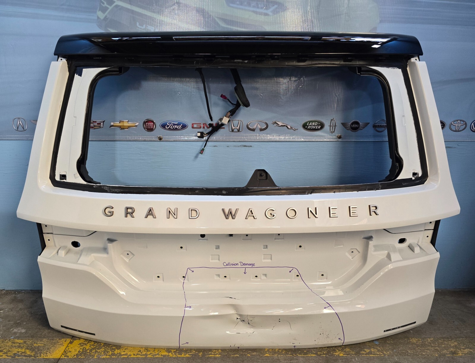 2022 2023 JEEP GRAND WAGONEER LIFTGATE TAILGATE USED OEM | eBay