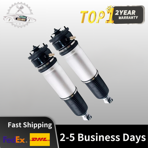Pair Rear Fit BMW 7 SERIES E65 E66 Air Suspension Shocks Struts Without ...