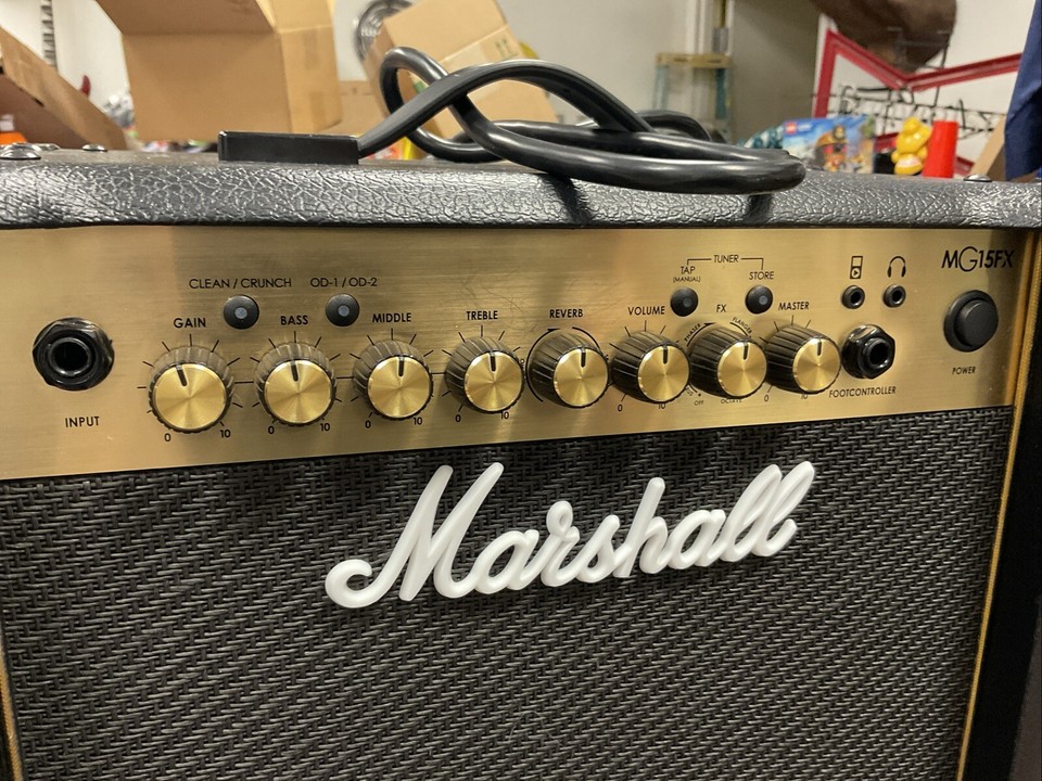 Marshall MG15FX 15W Guitar Combo Amplifier Amp Electric Music | eBay