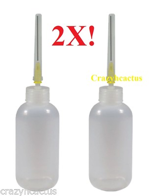 Glue Bottle w/Needle Tip TWO PIECES! 20 ml SQUEEZABLE Super Glue Paint ...
