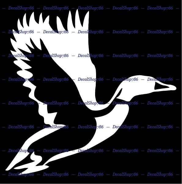 Flying Geese - Hunting/Outdoor - Vinyl Die-Cut Peel N' Stick Decals ...