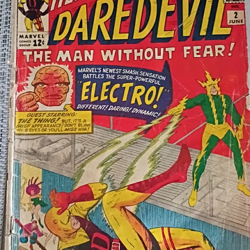 Daredevil #2 (Marvel Comics June 1964) Electro The Thing Stan Lee | eBay