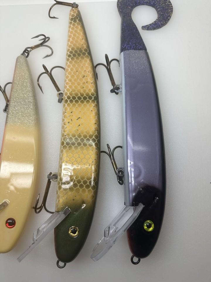 Musky Mania Jake Crankbait 4 Bait Lot - Musky Northern Pike - Rattles ...