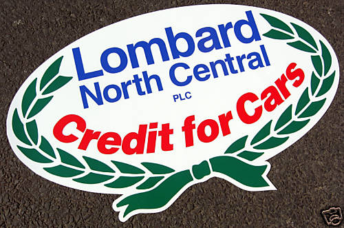 Lombard RAC rally 'Credit for Cars' classic vintage rally Group B decal ...