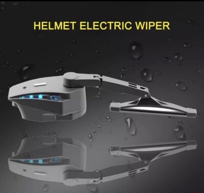 Motorcycle Helmet Electric Wiper Bike Helmet Visor shield Rain Wiper ...