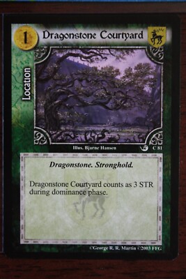 A Game of Thrones CCG - "Dragonstone Courtyard" C 81 | eBay
