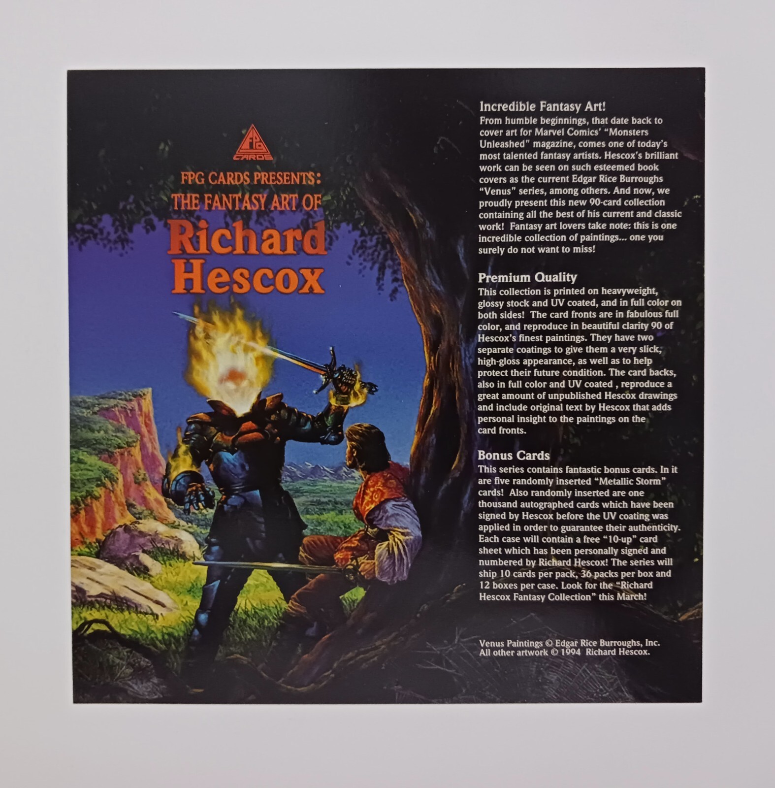 THE DECEIVING EYE THE ART OF RICHARD HESCOX HARDCOVER BOOK + SIGNED ...