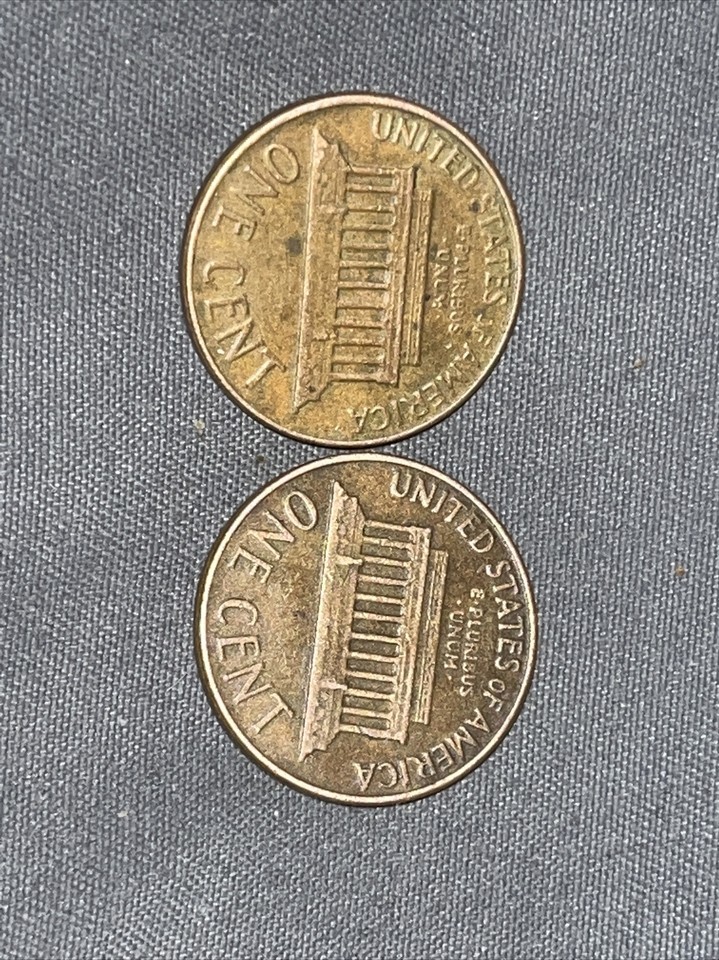 1964 D Lincoln Penny. ERRORS. “L” on edge. “IN GOD WE TRUST” on edge ...