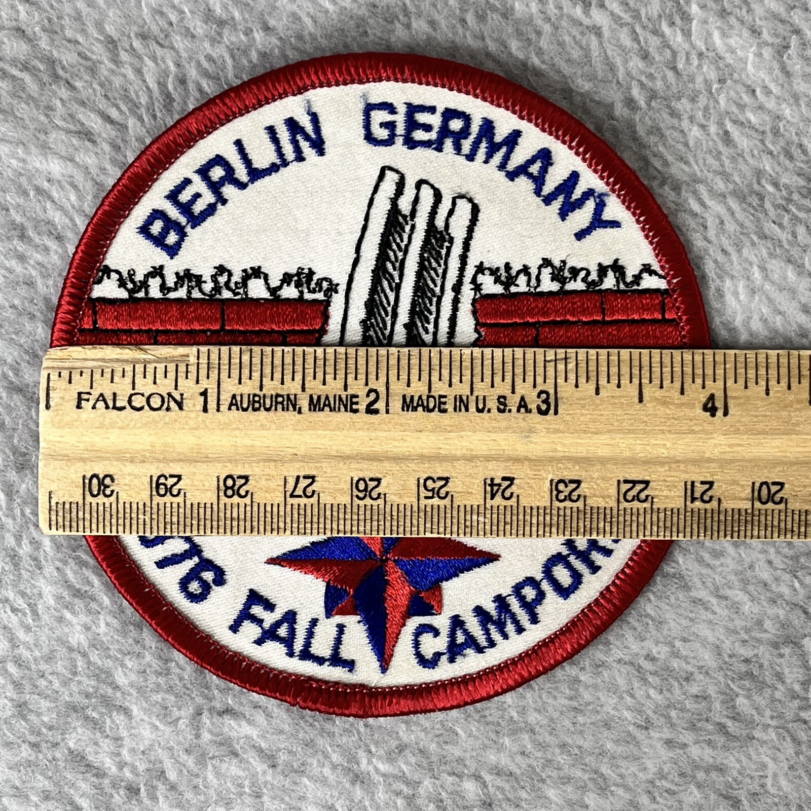 BSA Patch Berlin Germany Fall Camporee Transatlantic Area Vintage 1976 ...