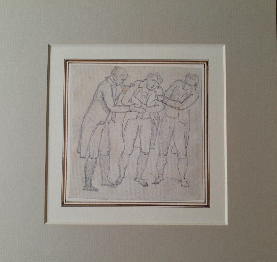 Samuel Woodforde Original Sketches General Fraser Wounded 1777 ...