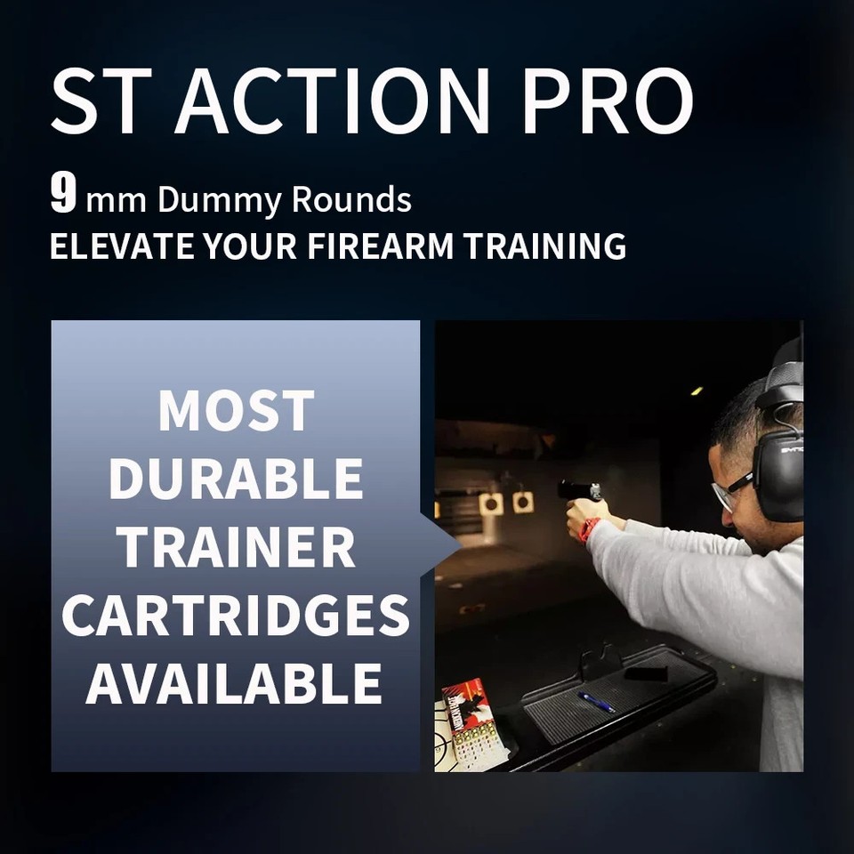 Premium Metal 9mm, Dummy Rounds, Snap Caps for Training | eBay
