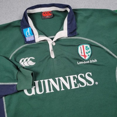 VTG London Irish Rugby Union Jersey Shirt Men Large Canterbury Of New ...
