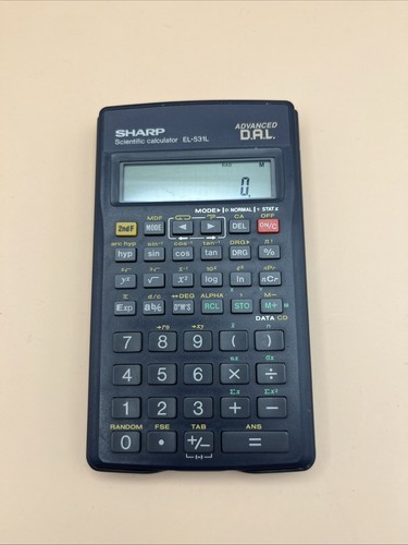 SHARP EL-531D Scientific Calculator With Flip Hard Case FREE Ship USA ...
