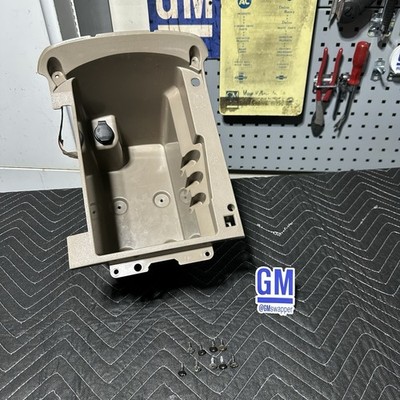 🔥 03-06 NBS Chevy GMC Escalade Center Console Storage Bucket Bin Box ...