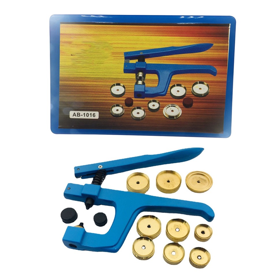 Watchmaker Press Tool Repair Watch Case Kit Set Back Case Closer Glass ...
