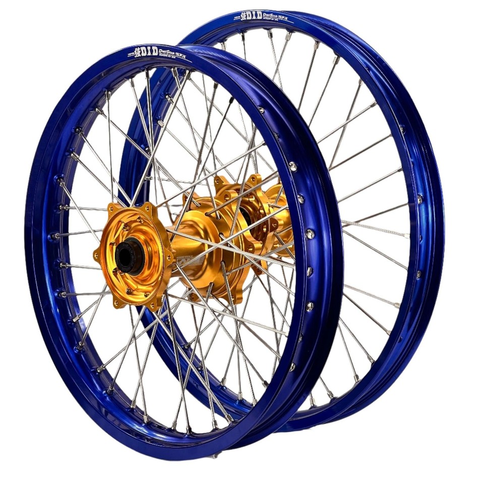 KTM 150 SX 2025-2025 Envy / DID Wheelset Wheels Pair 21/18 Blue Rims ...