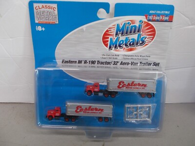 MINI METALS~EASTERN MOTOR EXPRESS IH R-190 TRACTORS & 32' TRAILERS~N ...