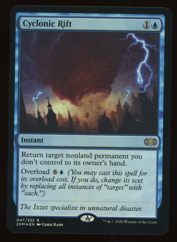Cyclonic Rift - FOIL - MTG Double Masters - RareCo | eBay