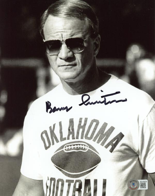 Barry Switzer Autographed Memorabilia | Signed Photo, Jersey ...