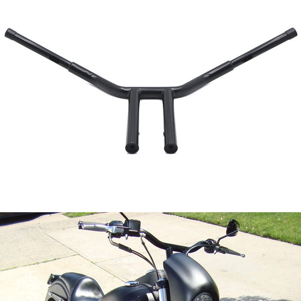 12" Rise Ape Hangers Handlebar For Harley Softail Custom FXSTC | eBay ...