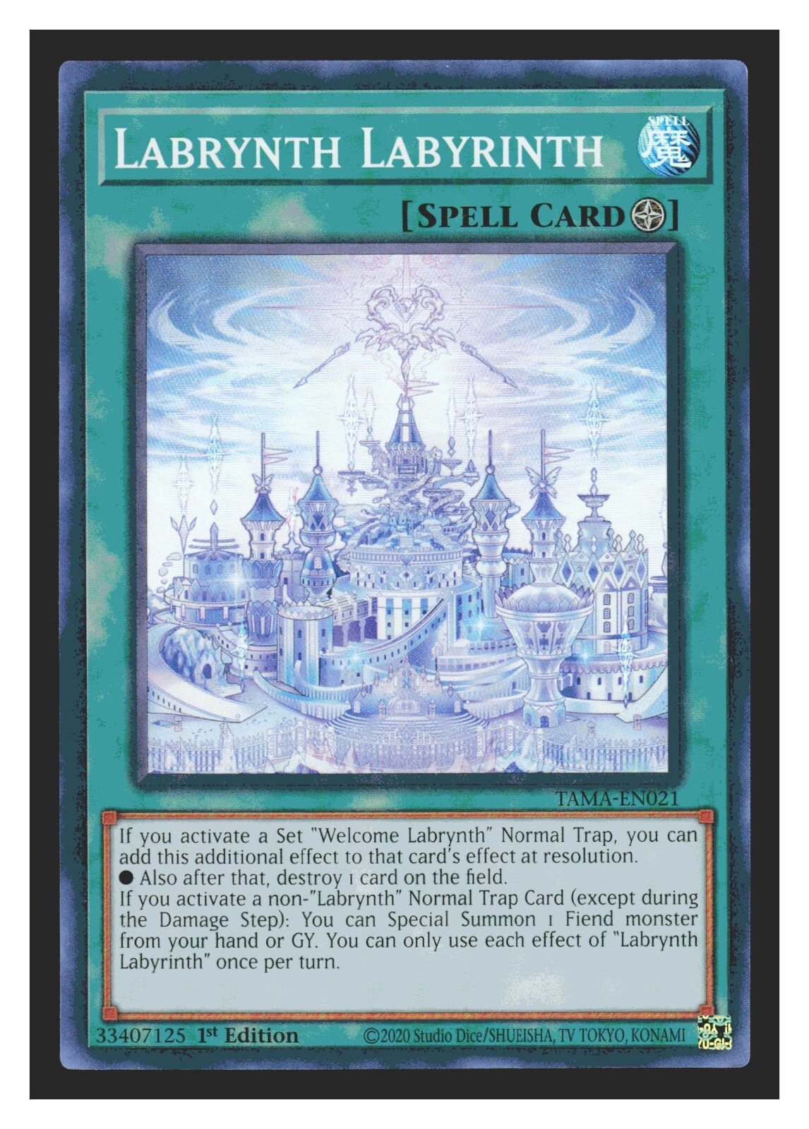 YuGiOh Labrynth Labyrinth TAMA-EN021 Tactical Masters Super Rare | eBay