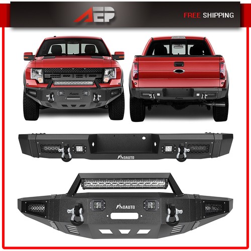 Front Rear Bumper For 2009- 2014 Ford F150 SVT Raptor Pickup w/ Led ...