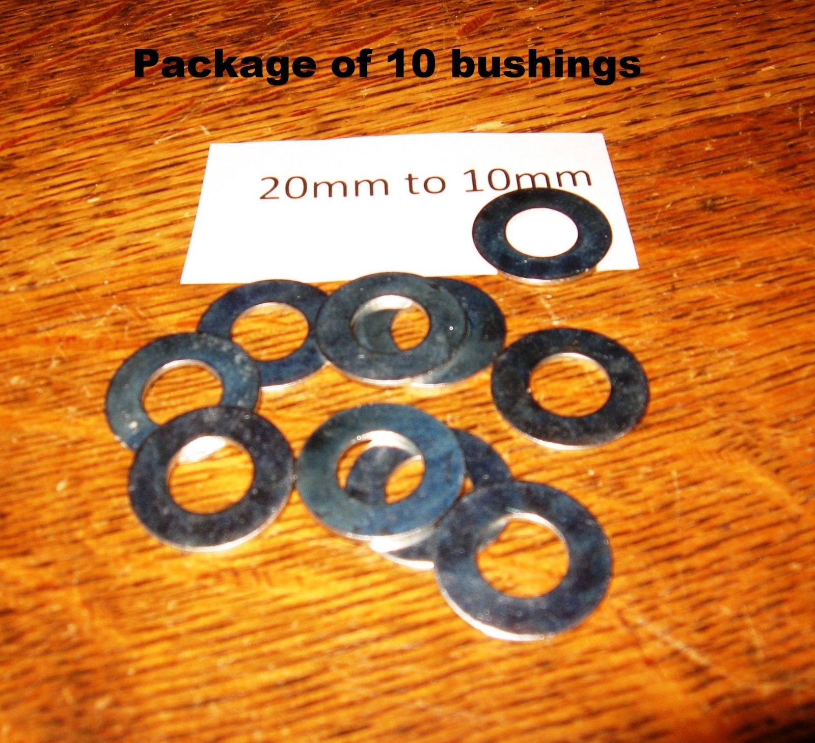NEW UNBRANDED Saw Blade Bushing 20 mm to 10 mm 10 PCS SEE DESCRIPTION ...