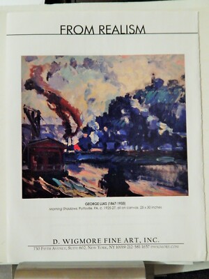 GEORGE LUKS / ROMARE BEARDEN ART PIECES ORIG VTG 2012 ADVERTISEMENT, | eBay