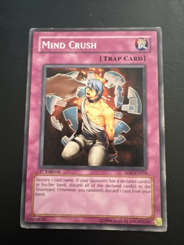 Yu-Gi-Oh! Mind Crush SOD-EN056 1st Edition Common. | eBay