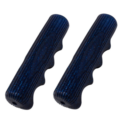 SPARKLE BLUE VINTAGE OG SCHWINN STINGRAY BICYCLE RUBBER BIKE HANDLEBAR ...