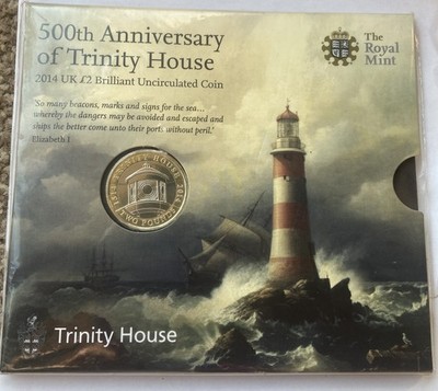 Royal Mint 2014 500th Anniversary of Trinity House £2 Coin Pack | eBay UK
