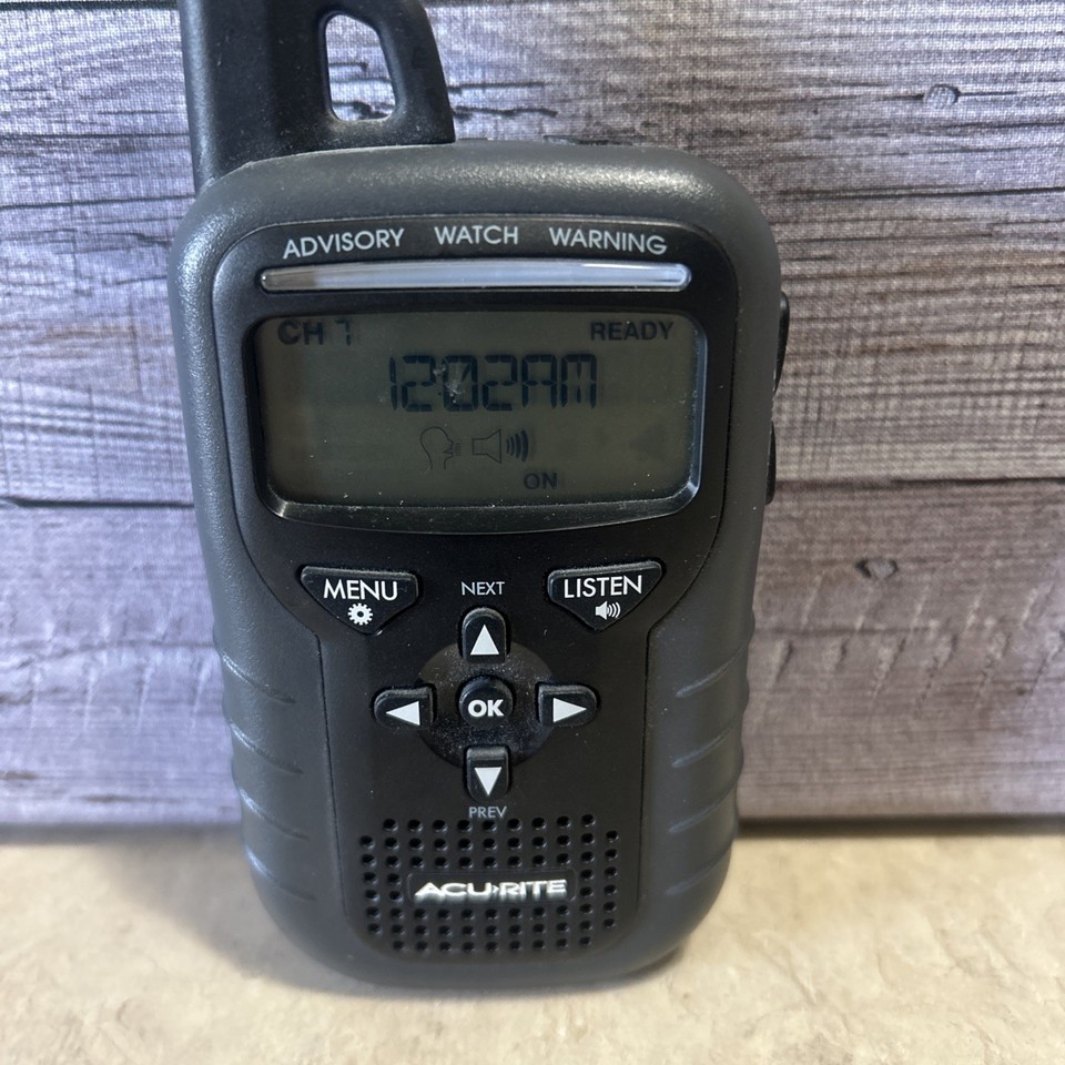 AcuRite Portable Weather Alert Radio 8550 NOAA | eBay