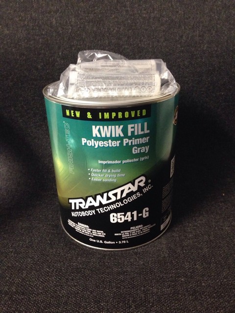 Transtar Kwik Fill Polyester Primer Gray Tra-6541-g 1 Gallon With ...
